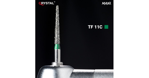 Алмазний бор TF-11C (Taper Flat - Конусоподібний плоский кінчик). Усічений конус, ISO 173/015 ...