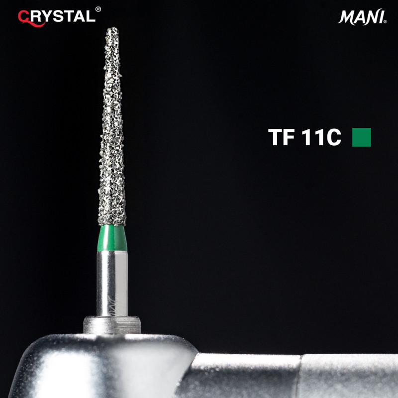 Алмазний бор TF-11C (Taper Flat - Конусоподібний плоский кінчик). Усічений конус, ISO 173/015 ...