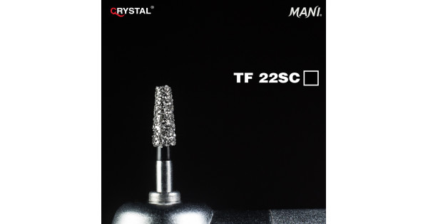Алмазний бор TF-22SC (Taper Flat - Конусоподібний плоский кінчик). Усічений конус, ISO 170/023 ...