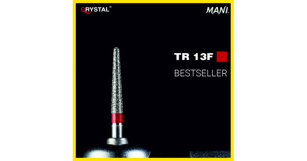 Алмазний бор TR-13F (Taper Round - Конусоподібний закруглений кінчик). Закруглений конус, ISO ...